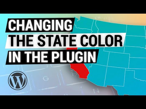 How to Change the Color of the State in the US Map Plugin