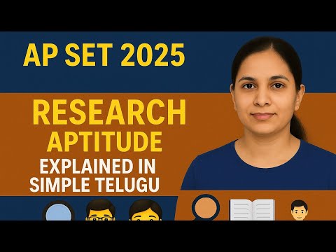 AP SET Research Aptitude | Meaning of Research Explained in Telugu#ResearcAptitud #APSET2025#meaning