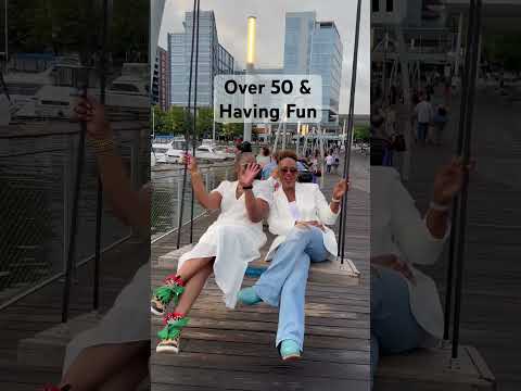Over 50 & Having Fun #over50style #fashion #fashiondress #denimstyle #over50fashion #selfcare