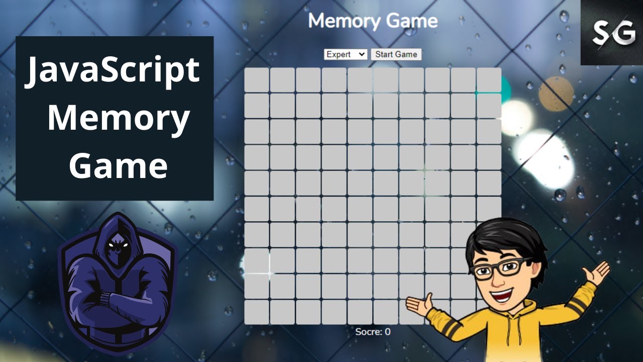 Build a Memory Game using JavaScript, HTML5 & CSS || JavaScript Game development Series || Part-II