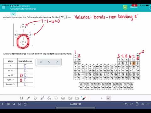 ALEKS: Calculating formal charge