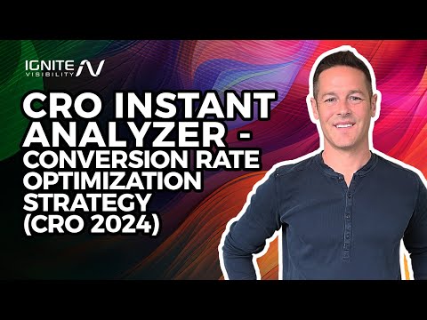 CRO Instant Analyzer - Conversion Rate Optimization Strategy (CRO 2024)