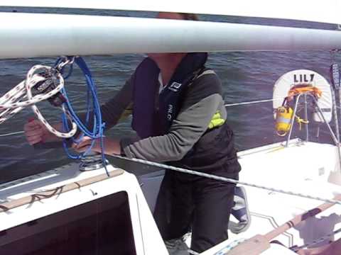 Learn to sail on Morecambe Bay - Tacking