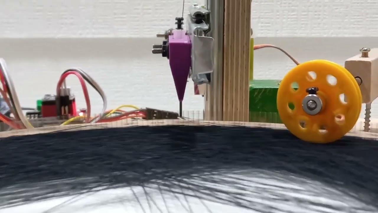 String Art Machine making #stringart #diy #make
