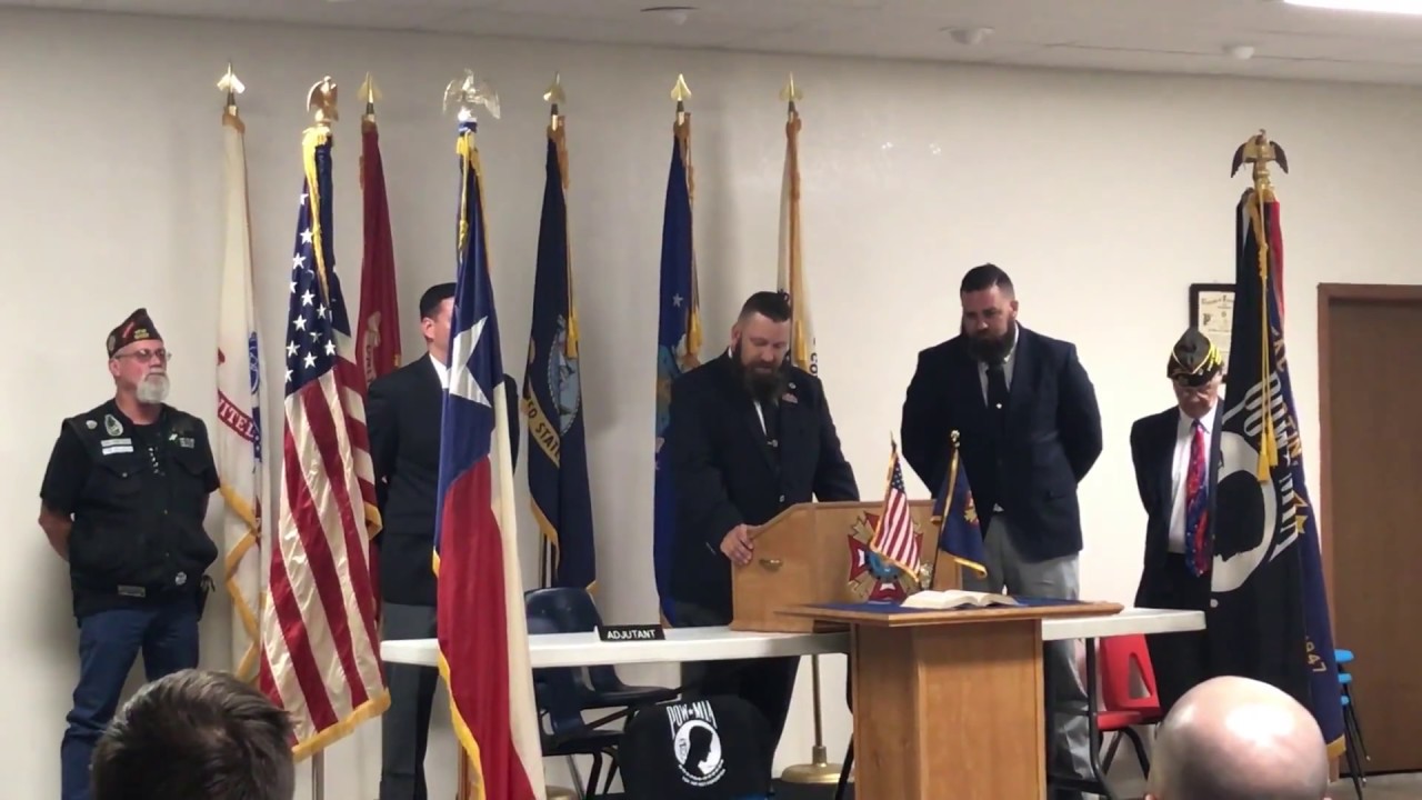 VFW Post 8787 Officer Induction Speech