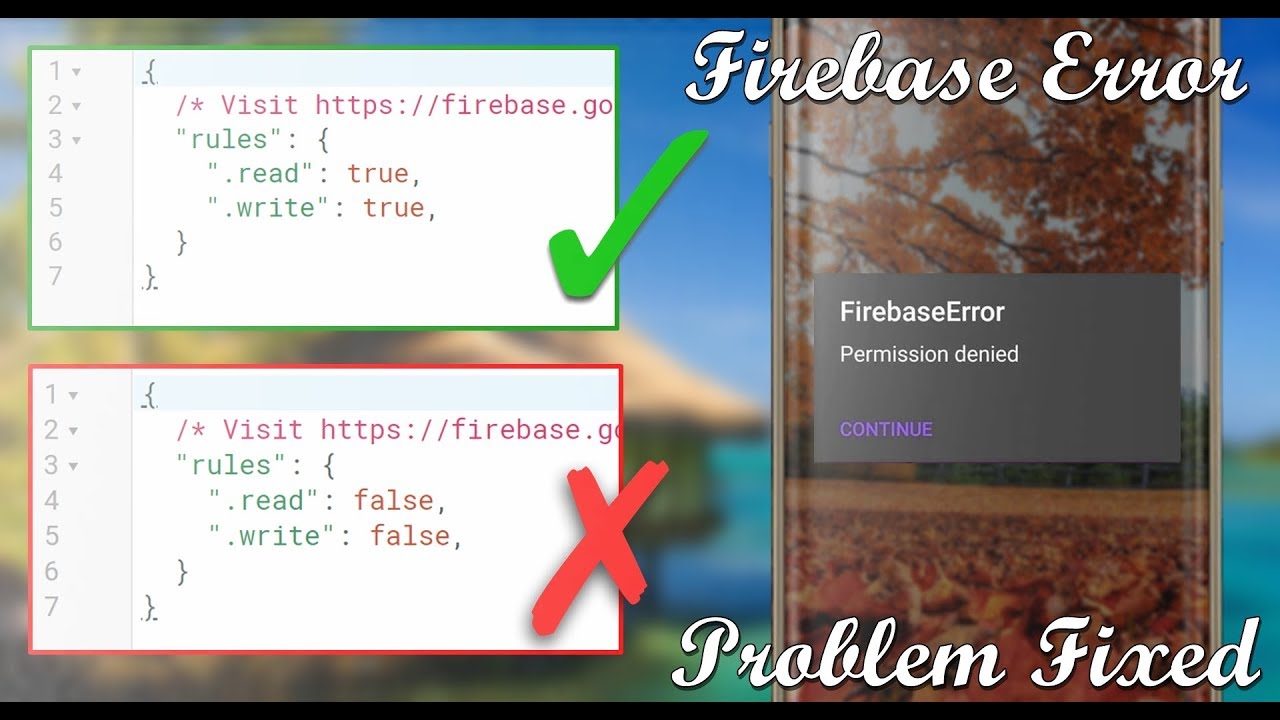 THE FIREBASE ERROR | Permission Denied | FULL HD | THE TUBE KING