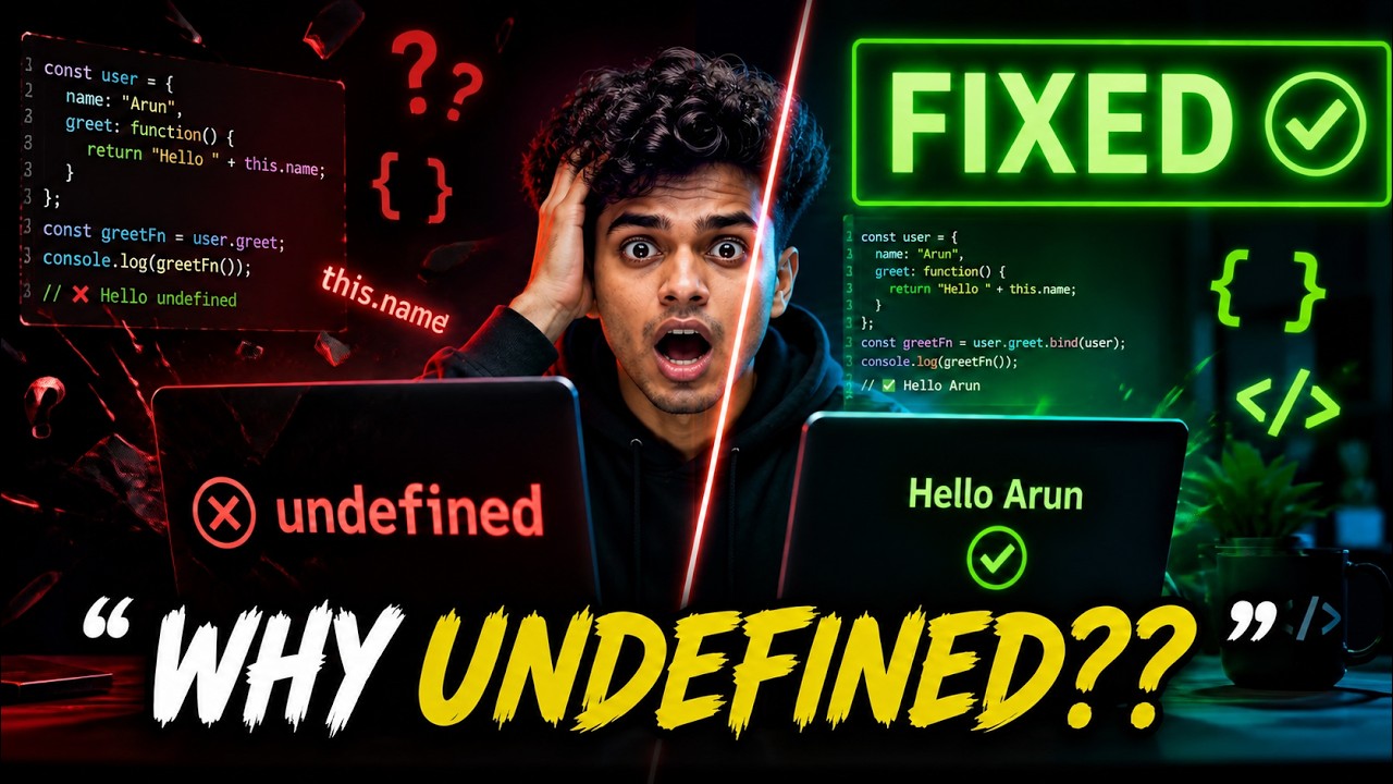 Why ‘this’ Becomes Undefined? (JS Bug Fix)