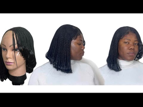 How to do a bob hair/ feathers bob hairstyle /$5 bob braided hairstyles