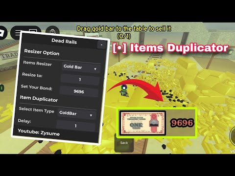 [👑 KeyLess] Dead Rails Script Duplicate & Resize Items || Roblox Script