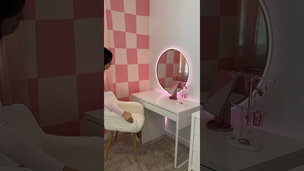 TWEEN DREAM BEDROOM SETUP✨🎀🤍🪩☁️