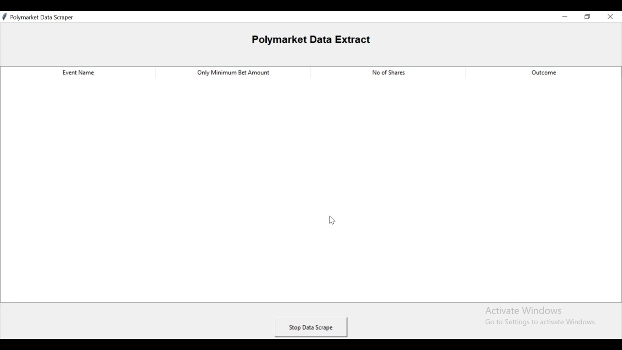 Automating Polymarket Data Extraction Using Python!