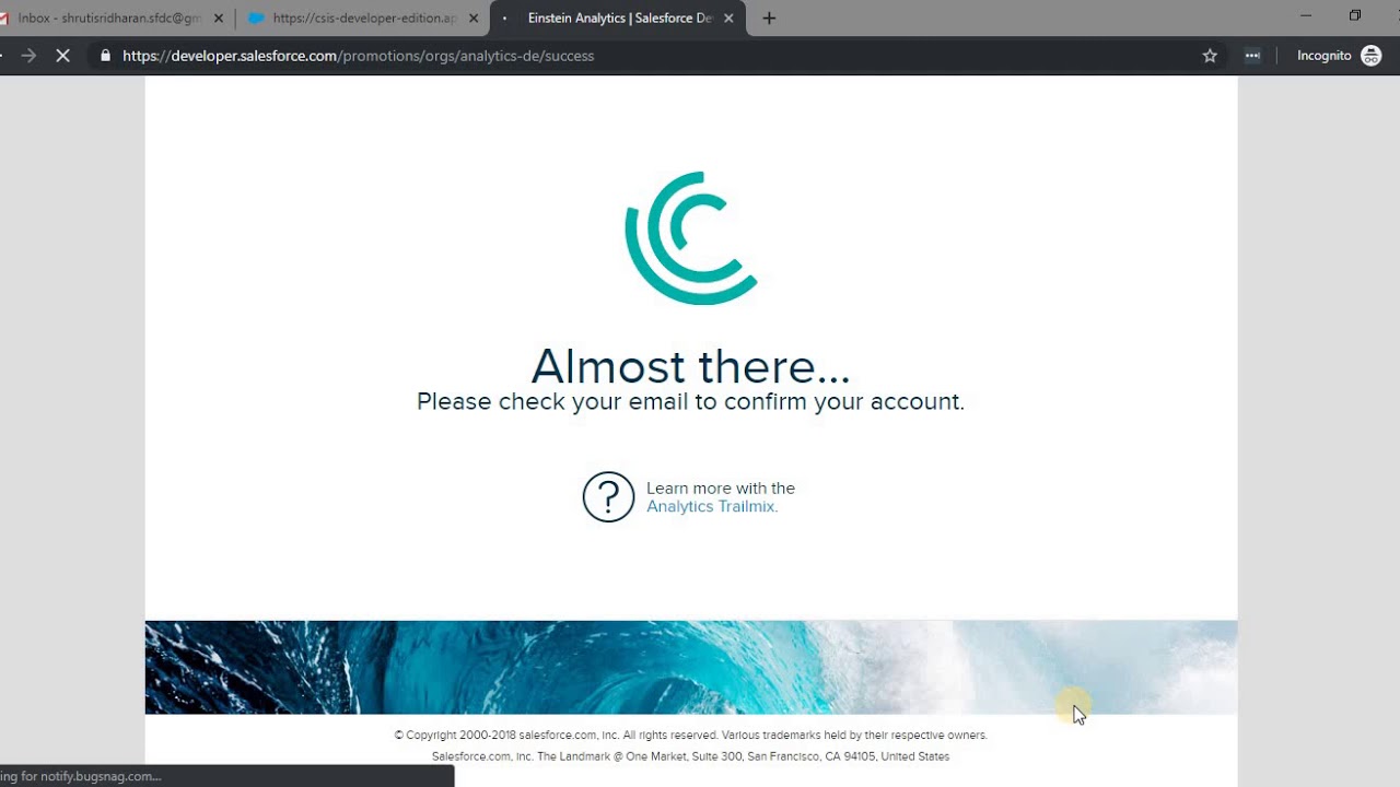 Try Analytics with a Developer Edition org