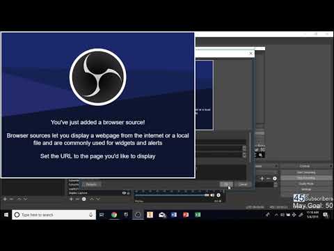 How to Input a Subscriber Notification into OBS Studio