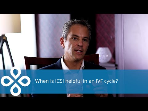 When is ICSI helpful in an IVF cycle?
