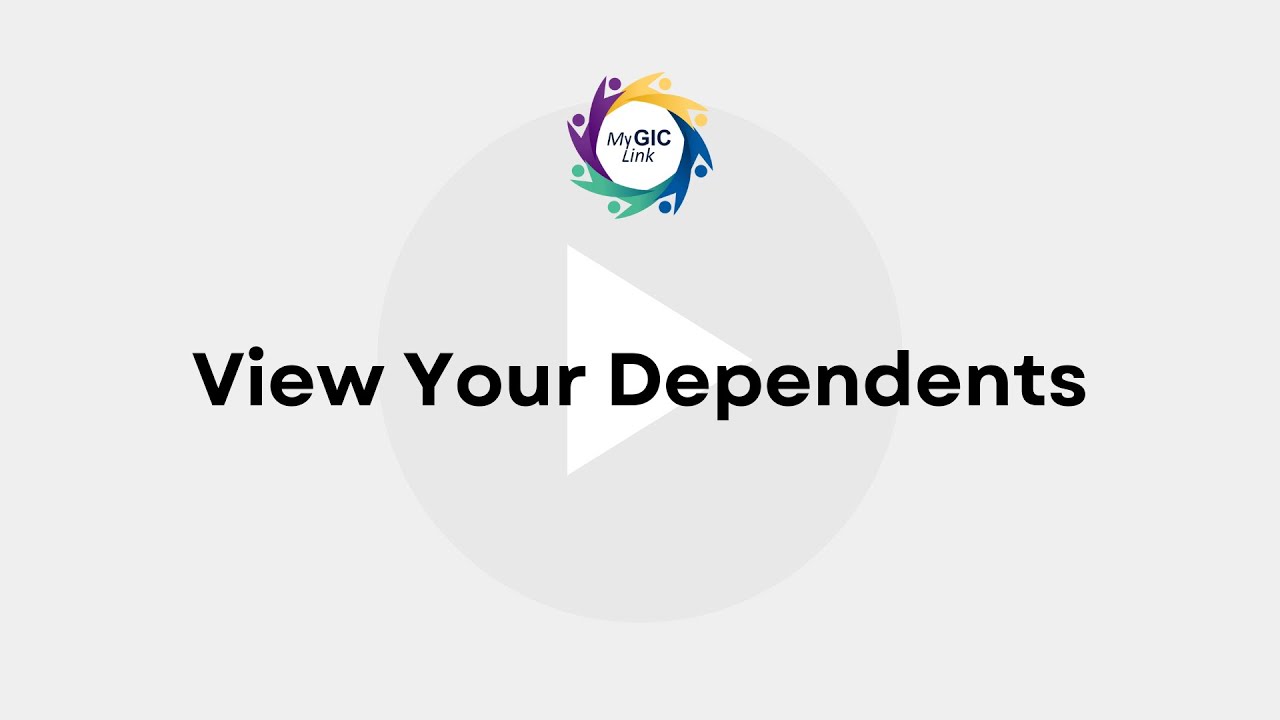 MyGICLink | View Your Dependents