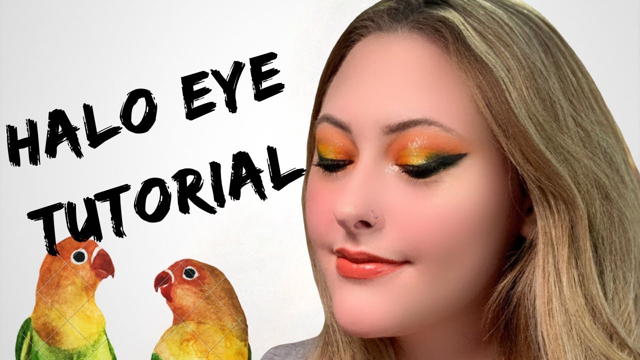 3 COLOR HALO EYE MAKEUP TUTORIAL!