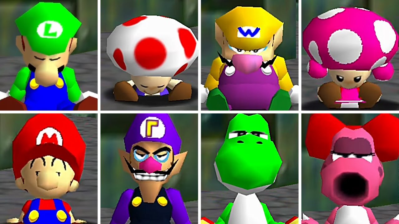 😴 Mario's Friends Sleeping Animations - Super Mario 64 PC Port