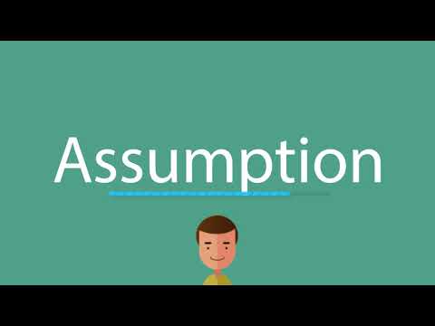 Assumption pronunciation