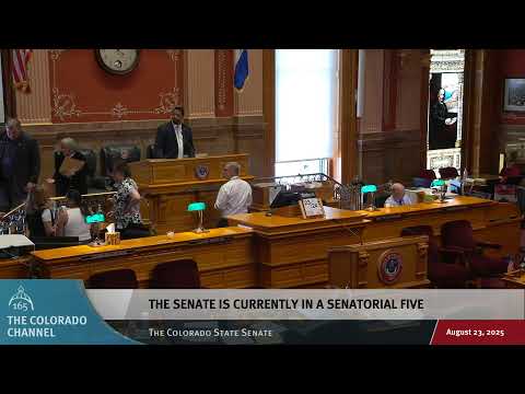 Colorado State Legislature | Colorado Senate 2025 1st Extraordinary ...