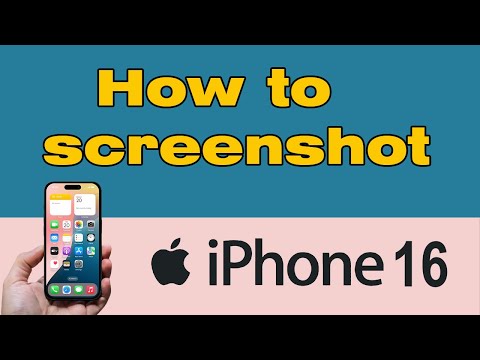 How do you take a screenshot on an iPhone 16