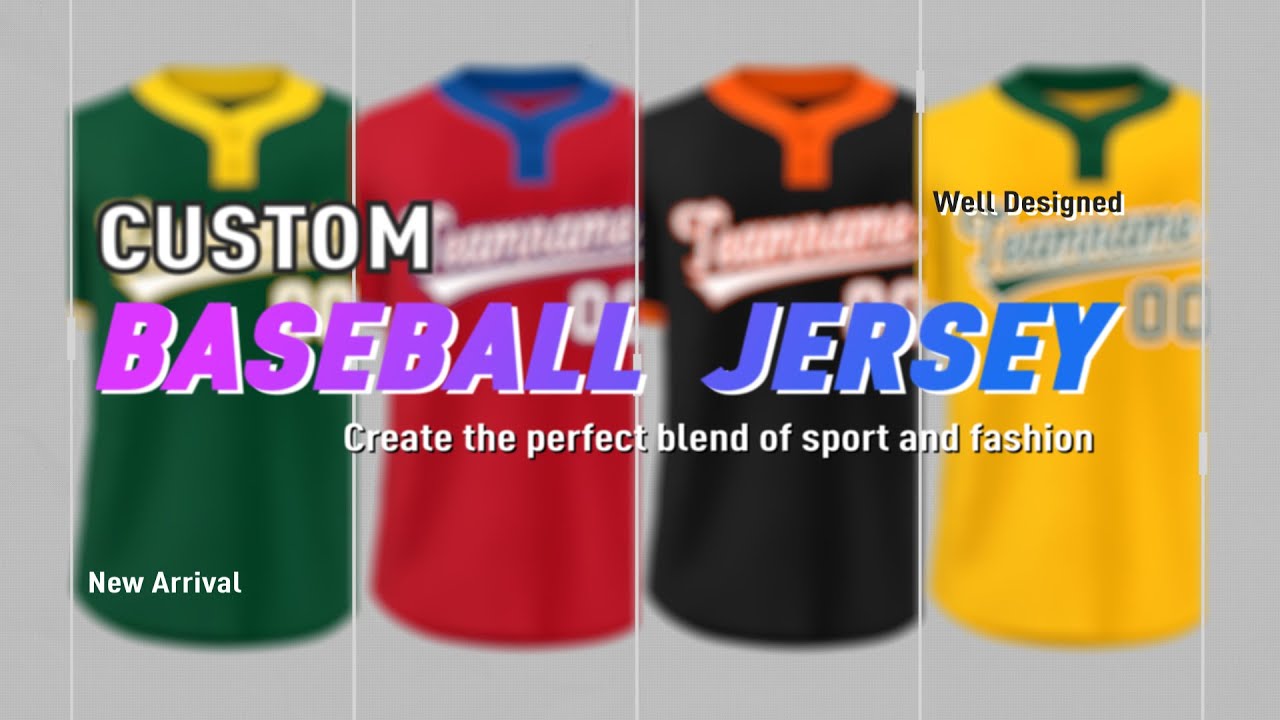 KXK Custom Authentic Two-Button Baseball Jersey