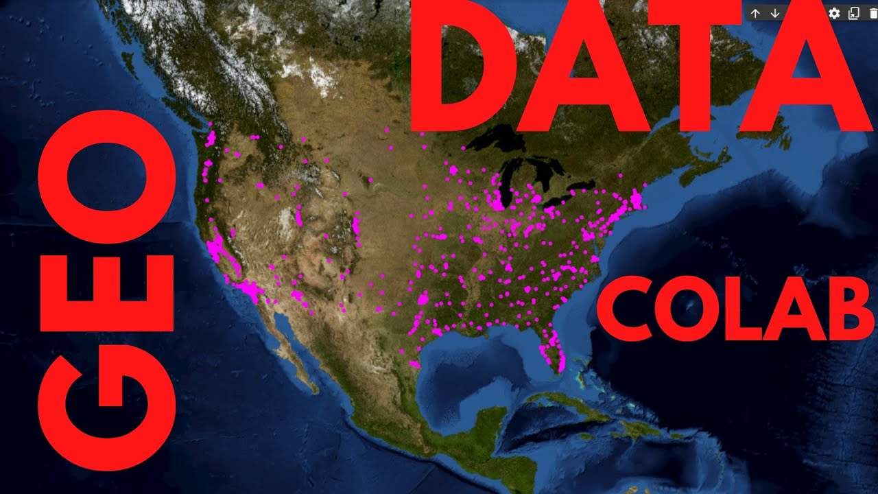 Easy coding to Visualize Geospatial Data in Python | NEW Tutorial in COLAB