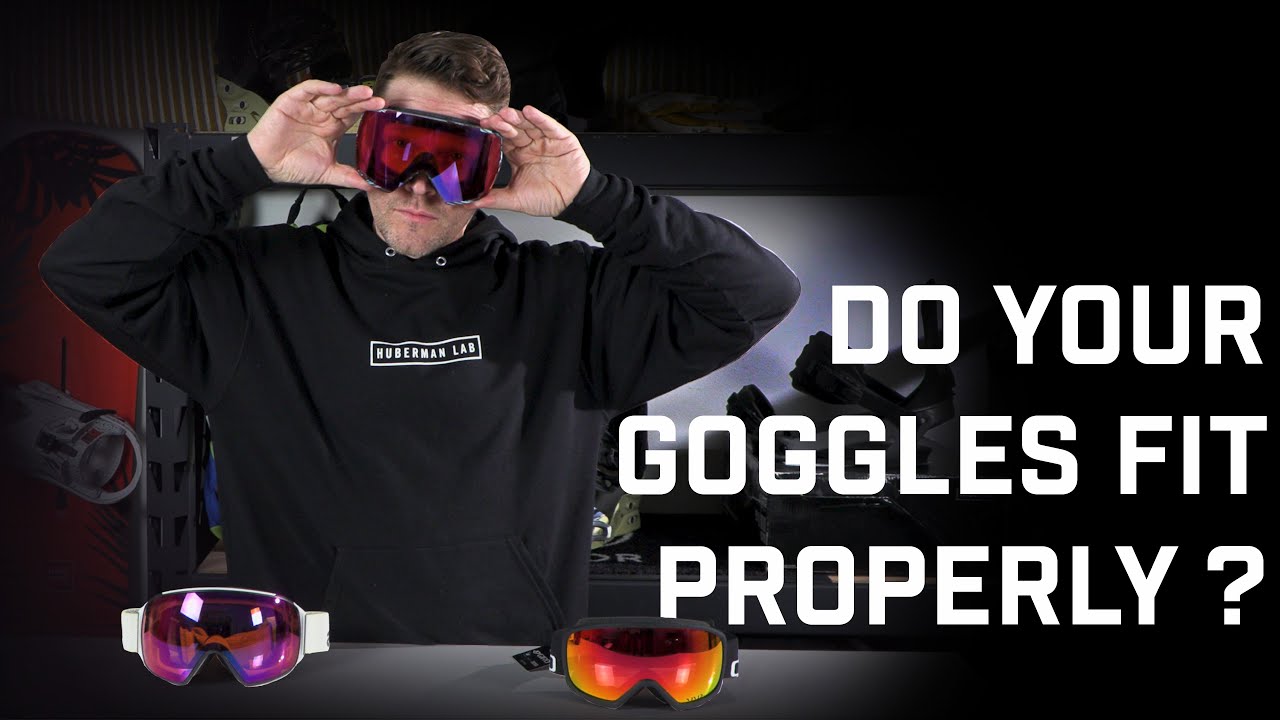 The Correct Way Snow Goggles Should Fit