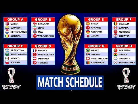 Football World Cup 2022 fixture | World cup schedule 2022