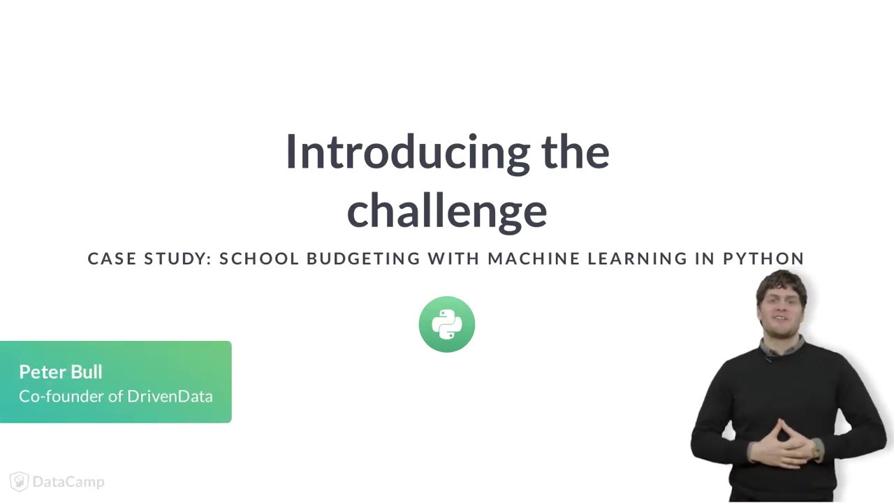 Python Tutorial : School Budgeting with Machine Learning in Python
