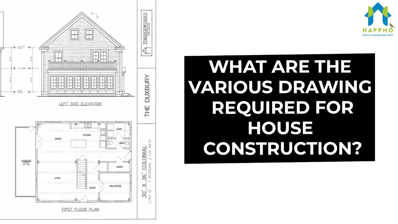 What are the Various Drawings Required For Individual House Construction?