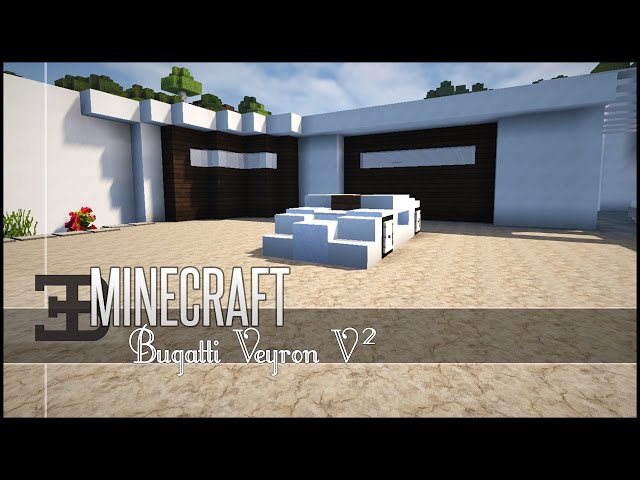 Bugatti Veyron Minecraft Map