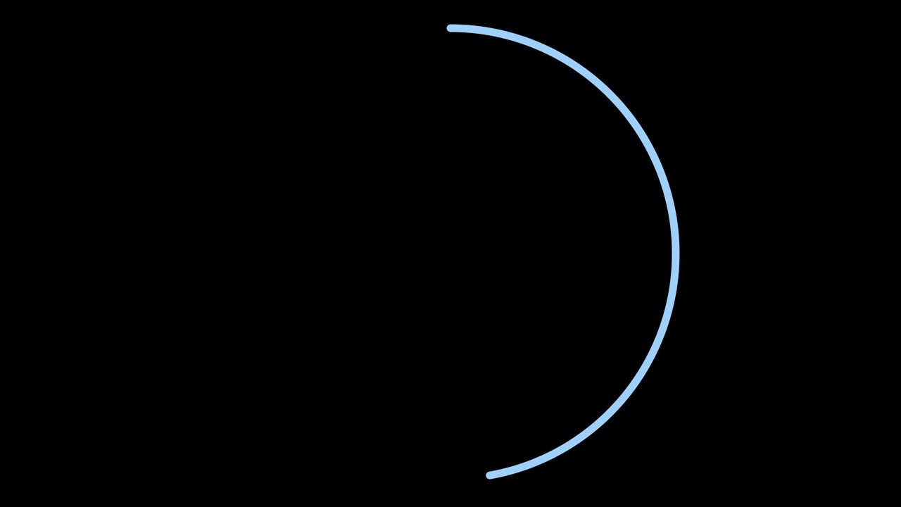 [4K] 15 Seconds Countdown Circle Only - Black Background