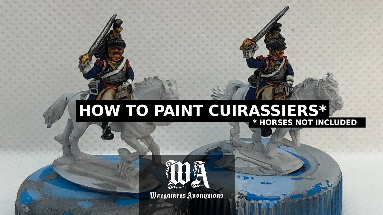 How to paint Cuirassiers. 18mm AB Napoleonics.