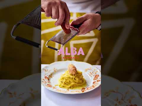 ALBA London menu