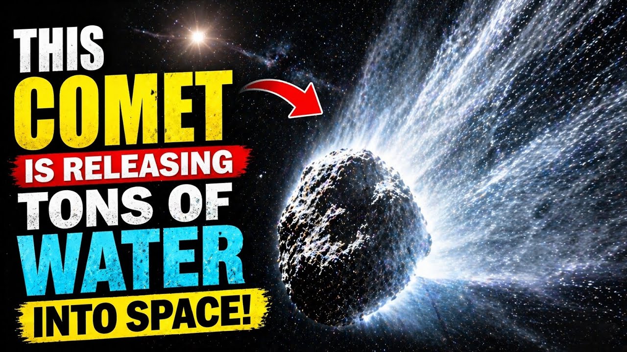 This Comet Is Blasting Tons of Water Into Space