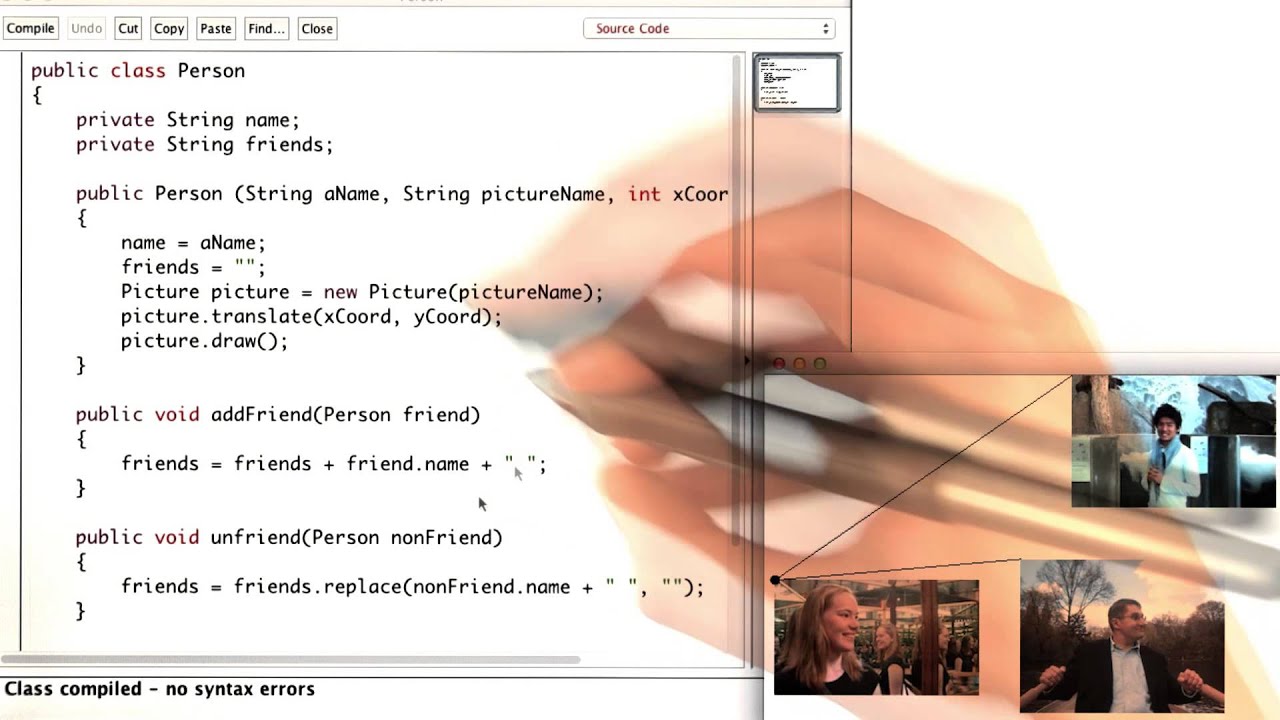 Update the Person Class - Intro to Java Programming