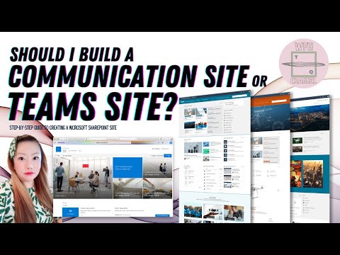 TQ Should I build a Communication Site or a Teams Site with SharePoint?