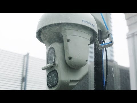 H4 IR PTZ Camera Line | Water Spray and Debris Test