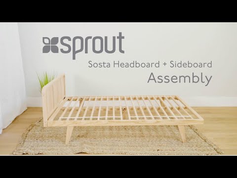 Sosta Bed Headboard + Sideboard Assembly