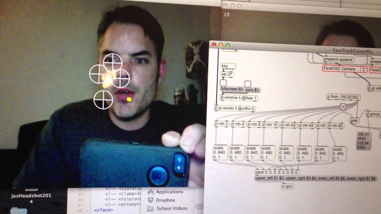 Corner pin face track test