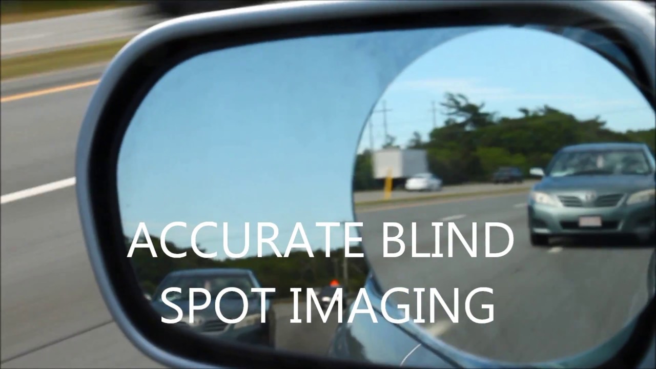 True View™ accurate imaging blind spot mirror