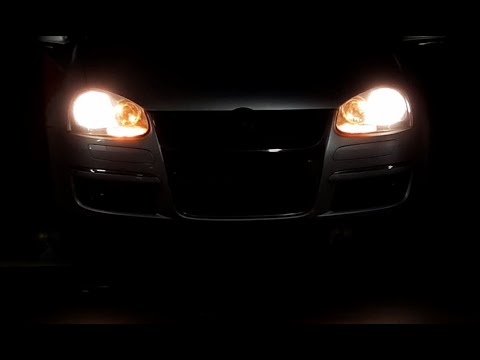 DRL 0-100% | Scandinavia vs. North America (Daytime Running Lights) VCDS | VW Golf MK5