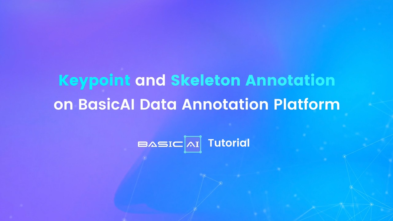 [Tutorial] Keypoint Annotation and Skeleton Annotation on BasicAI Data Annotation Platform