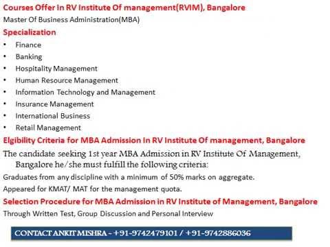 RV Institute of Management (RVIM): Admission 2026, Courses, Fees ...