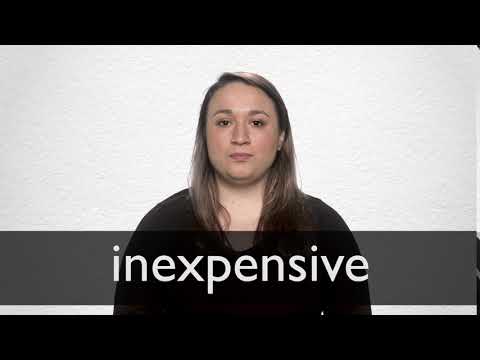 INEXPENSIVE definition and meaning | Collins English Dictionary