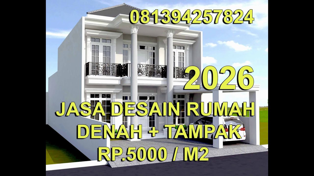 RP 5000 -Jasa  Desain  Rumah modern - Jasa Gambar Rumah online murah se indonesia