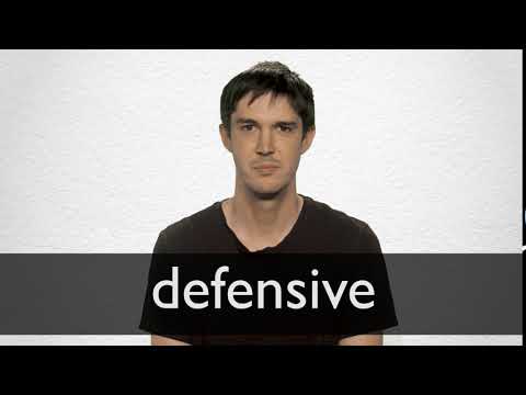 DEFENSIVE definition and meaning | Collins English Dictionary