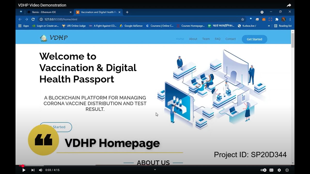 VDHP Video Demonstration