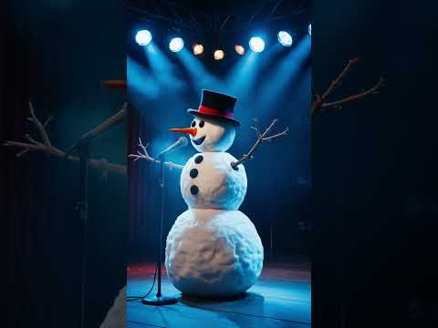 The Singing Snowman That Stole the Spotlight! ❄️🎤
