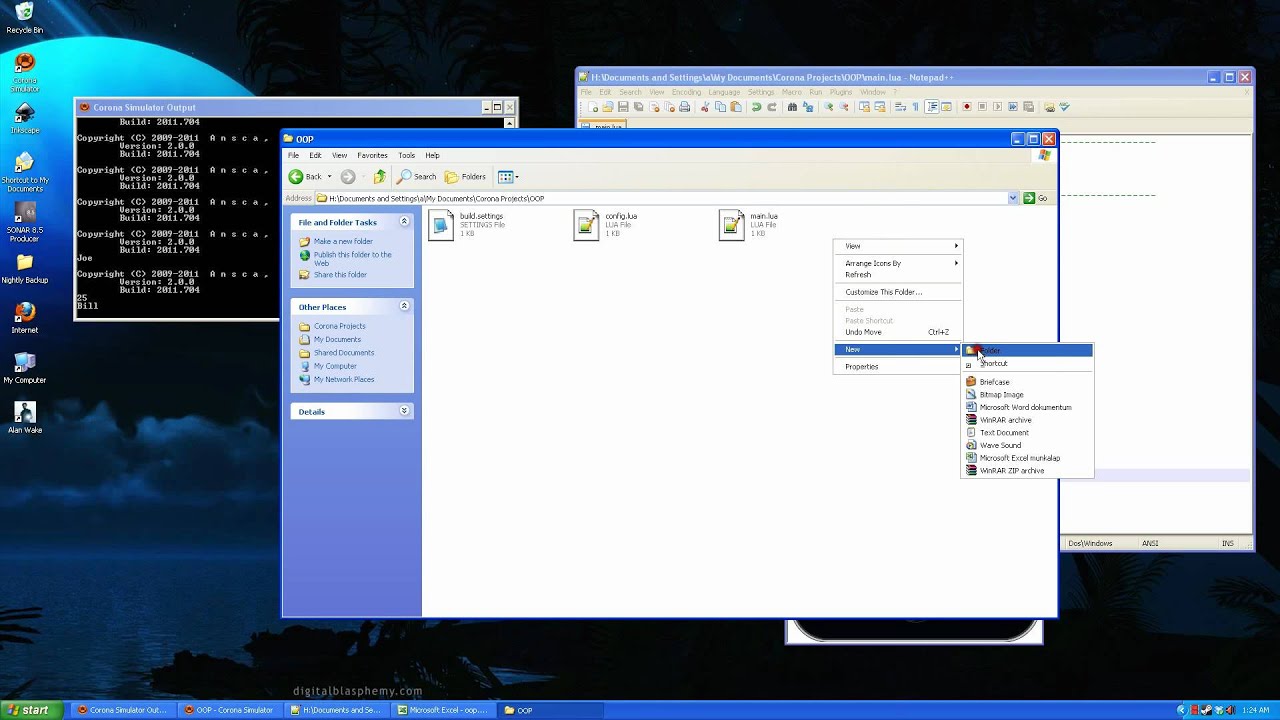 Creating OOP, Classes and Objects in Lua